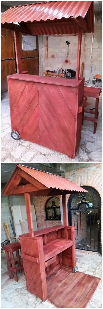 Pallet Bar Counter | DIY Pallet Creations